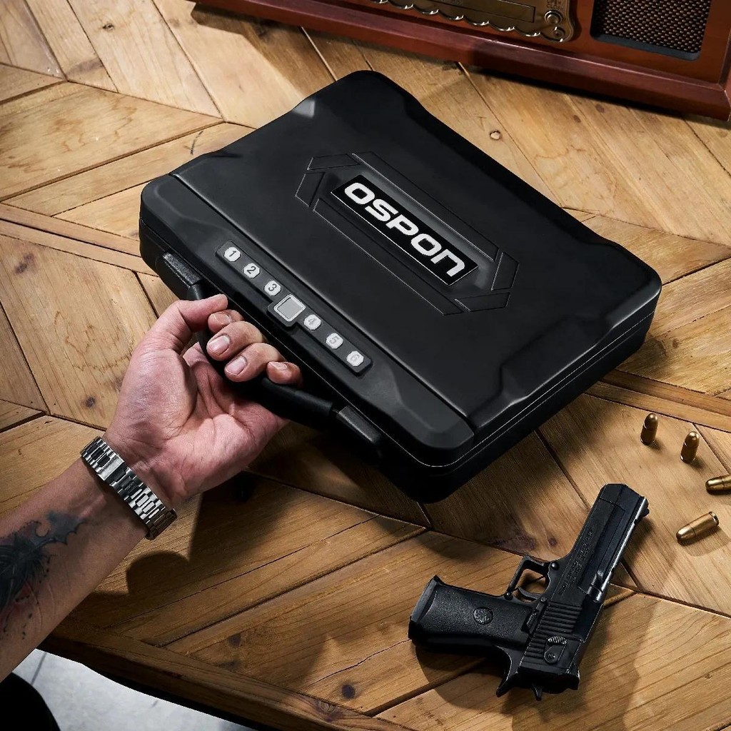Jual Gun Safe Box Hidden Portable Hand Gun Safe Fingerprint Biometric ...