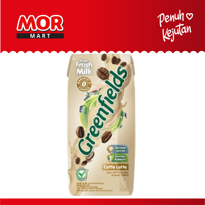 Jual GREENFIELDS UHT Cafe Latte 200ml | Shopee Indonesia