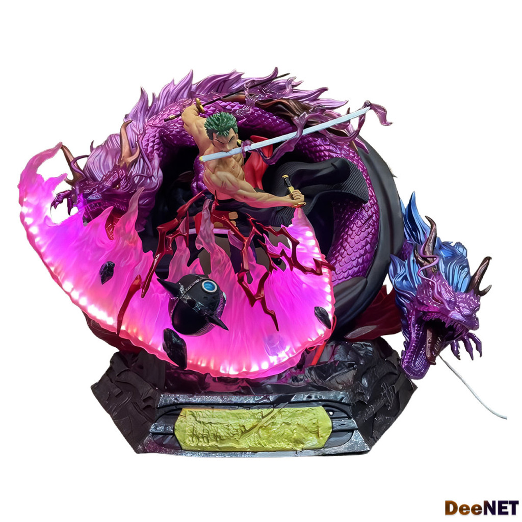 Jual Roronoa Zoro Dragon Tornado Luminous One Piece 37cm Action FIgure ...