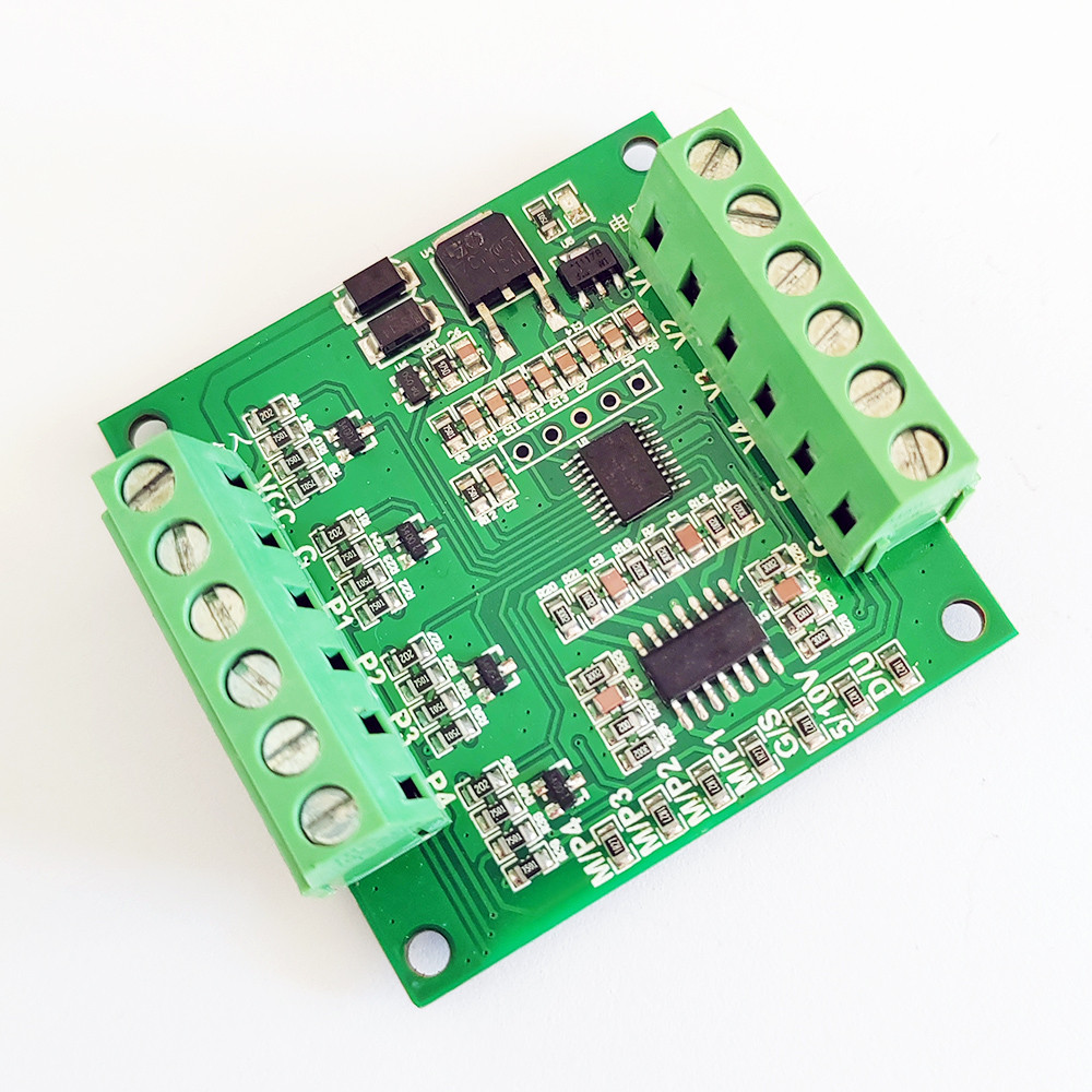 Jual 4-channel PWM to 0-5v Converter Module 10Hz to 3KHz PWM to 0-10V ...