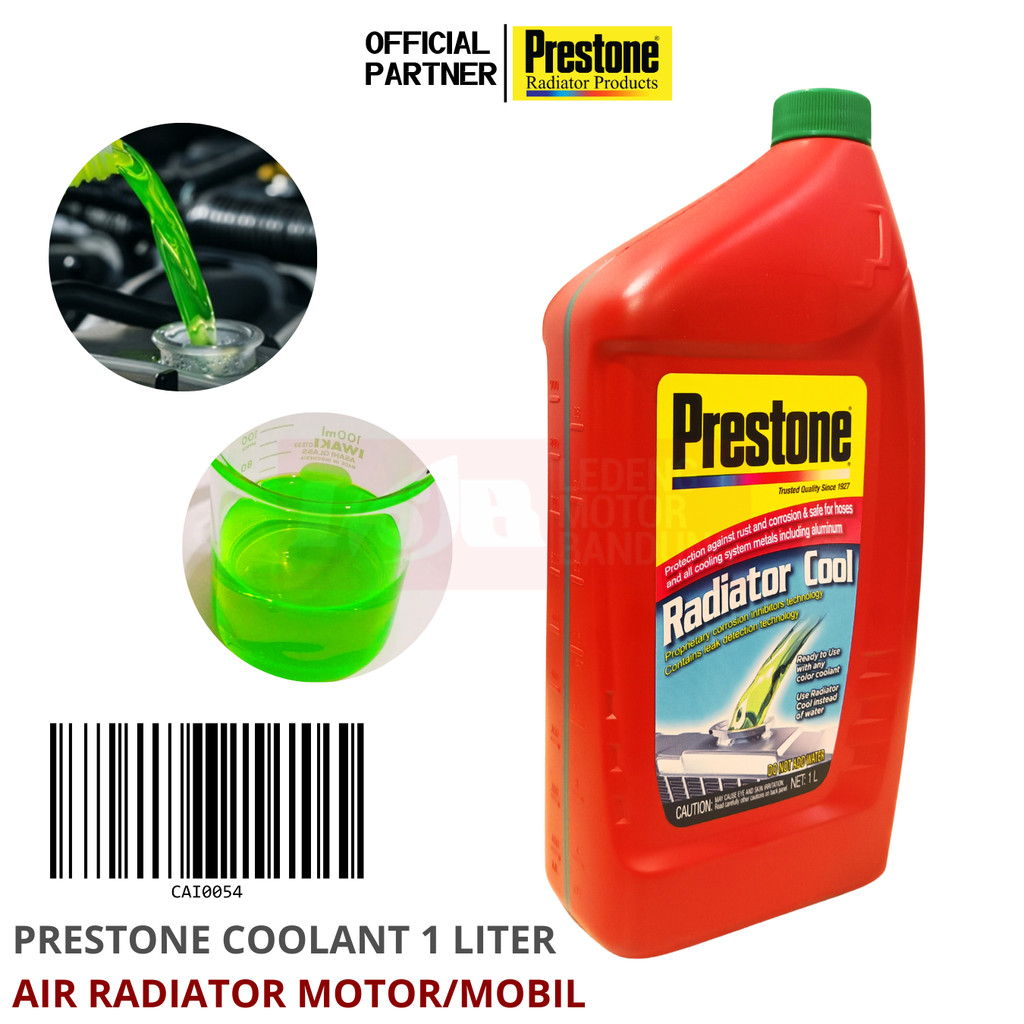 Jual Prestone Coolant Air Radiator 1 Liter Cairan Pendingin Motor Mobil ...