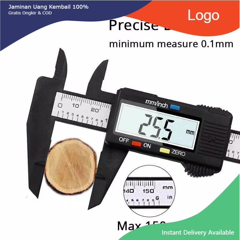 Jual Digital Jangka Sorong Digital Sigmat Sketmat Vernier Calliper Caliper Carbon 0.1 lcd ...