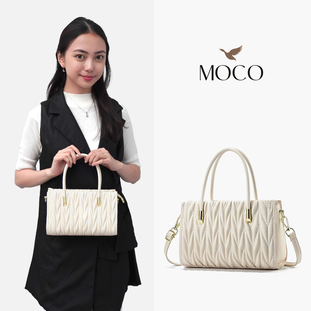 Jual MOCO Fashion Tas Selempang Wanita Hand Bag Tekstur Timbul Zigzag 2819 | Shopee Indonesia