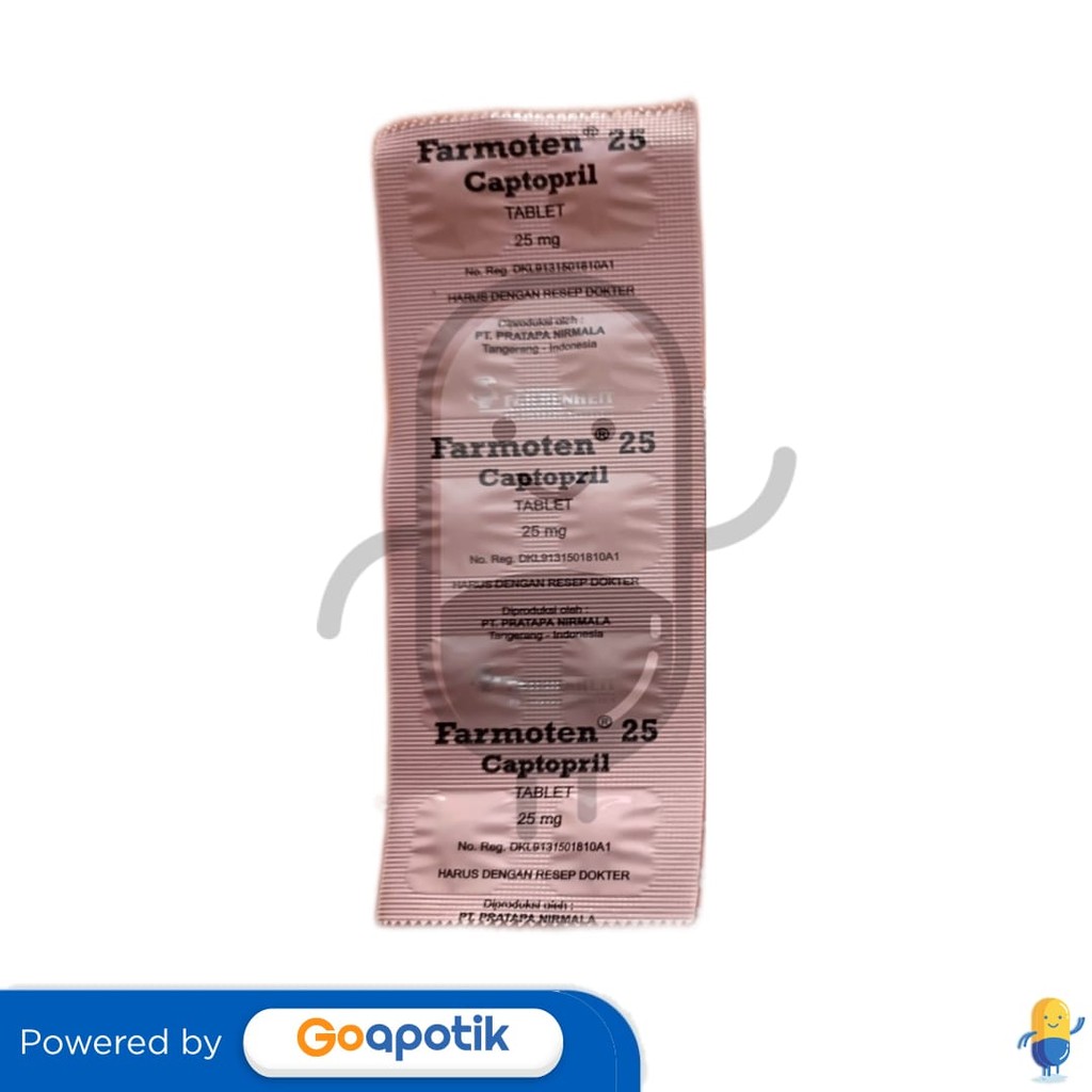 Jual Farmoten 25 Mg Strip 10 Tablet | Shopee Indonesia
