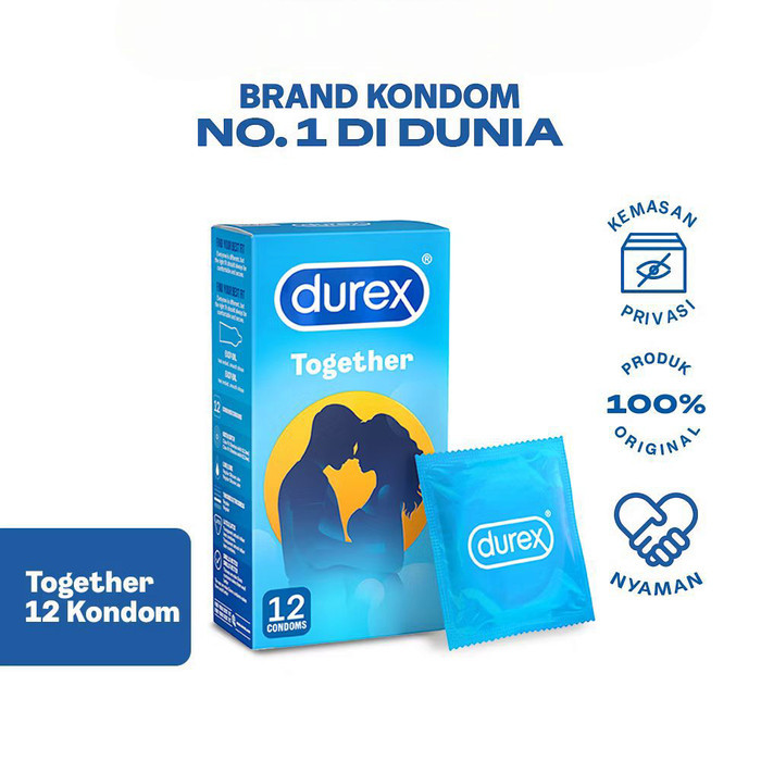 Jual Durex Together Box isi 12 sachet Extra Aman | Shopee Indonesia