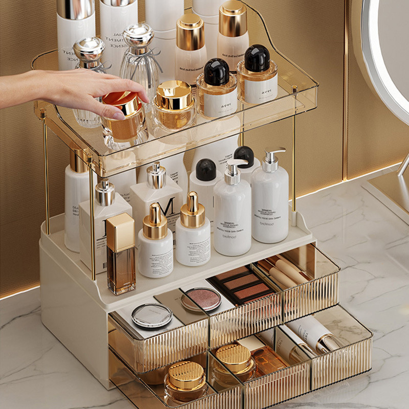 Jual Rak penyimpanan kosmetik 2026 baru Rak parfum Rak bumbu Rak malas ...