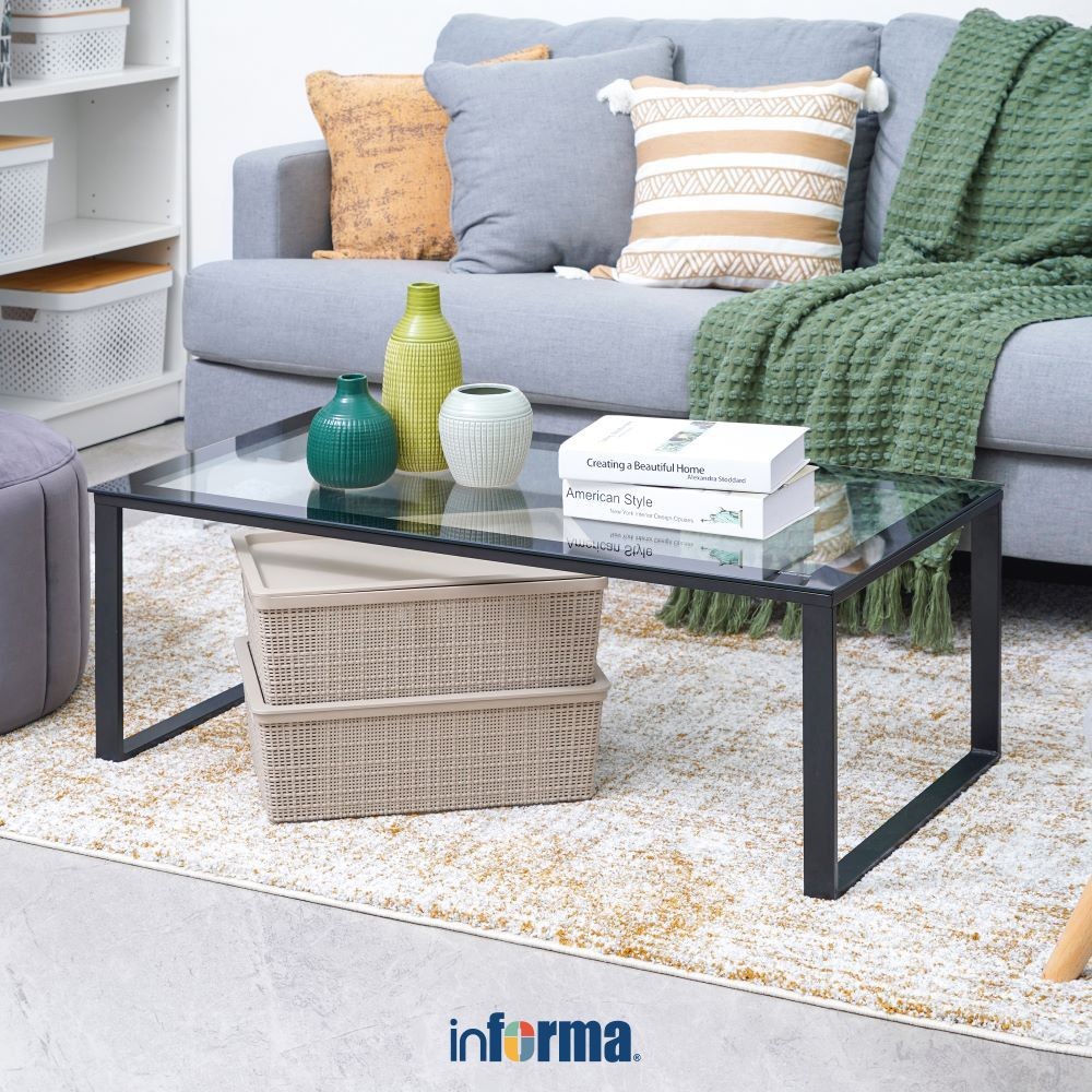 Jual Informa Tinka Meja Tamu - Hitam Coffee Table Meja Ruang Tamu ...