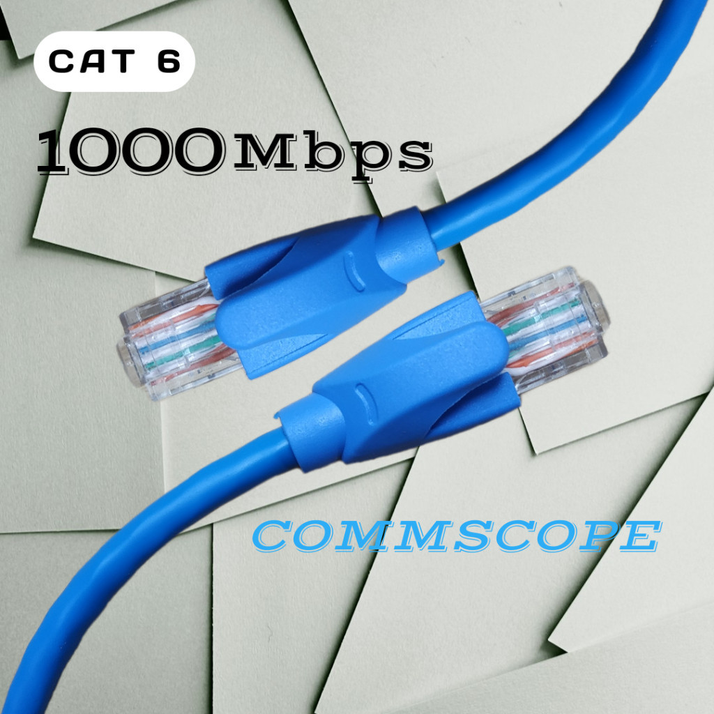 Jual Kabel lan UTP cat6 RJ45 gigabit poe ethernet commscope performa ...