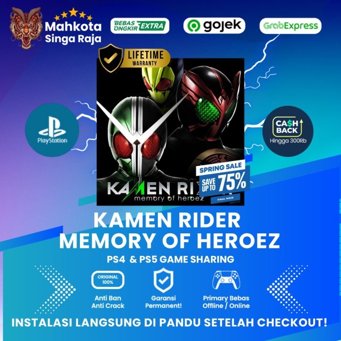 Jual Kamen Rider Memory Of Heroez- PS4, PlayStation4 Game Digital ...