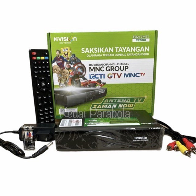 Jual Receiver Parabola KVISION BROMO C2000 K Vision HYBRID C BAND DAN ...