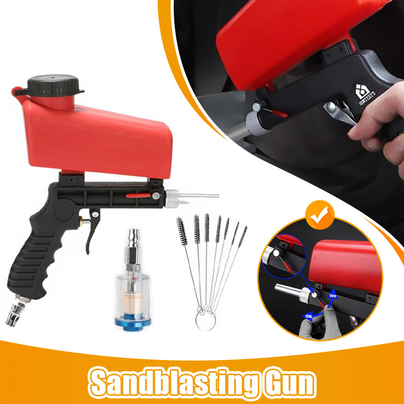 Jual Sandblasting Gun Sand Blaster Adjustable Sand Blasting Machine ...