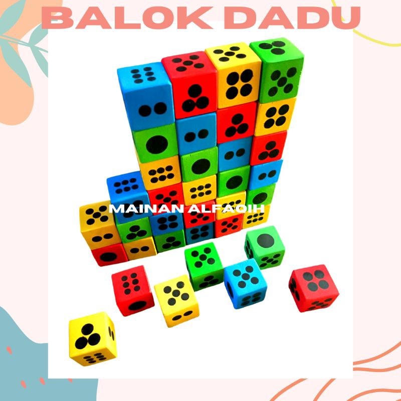Jual Mainan kreatifitas anak / Mainan Edukasi Anak / Balok Dadu / Balok ...