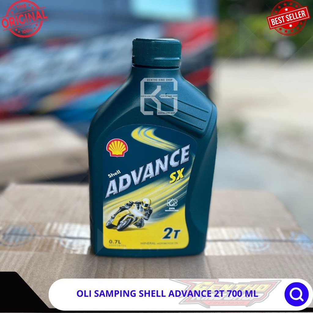 Jual OLI SAMPING SHELL ADVANCE 2T 700 ML | Shopee Indonesia
