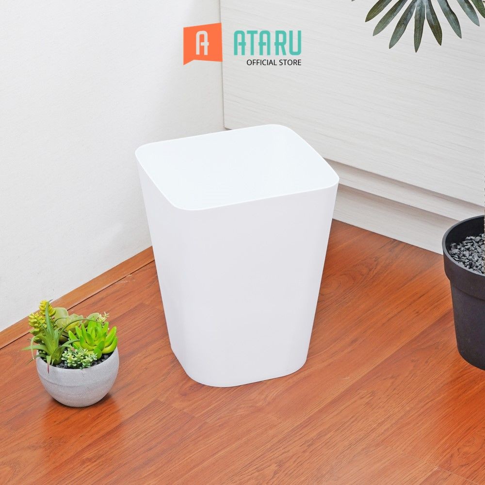 Jual Ataru Ukuran S Tempat Sampah Plastik Minimalist - Putih Tong ...