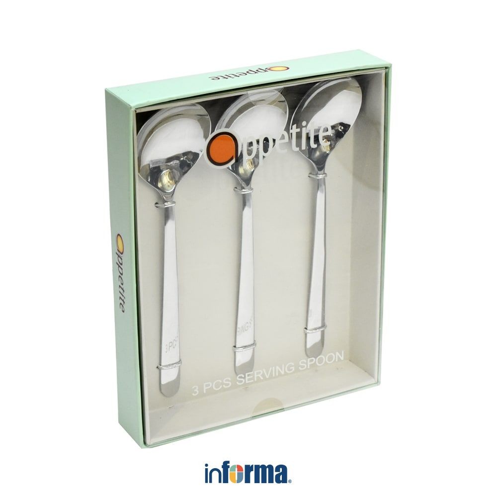 Jual Informa Appetite Set 3 pcs Zayn Sendok Saji Serving Spoon Sendok ...