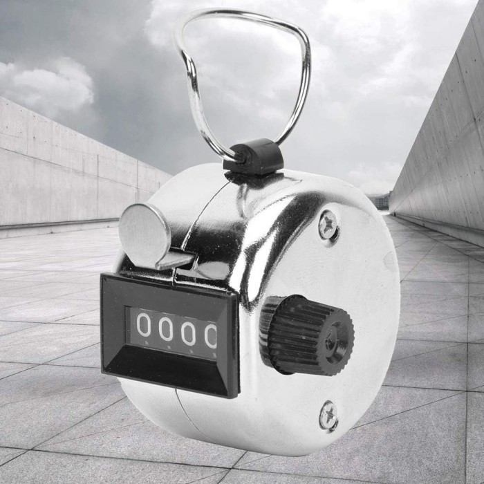 Jual Alat Penghitung Manual 4 Digit Checker Tally Counter Pengunjung ...