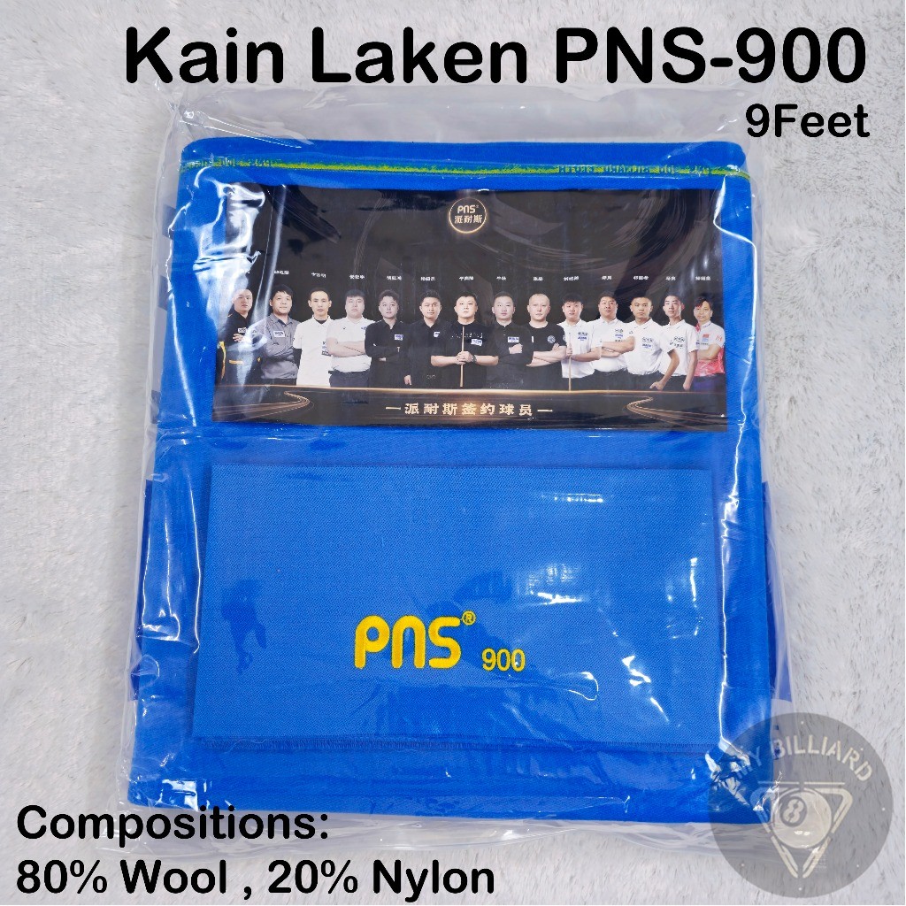 Jual Kain Laken PNS-900 - Electric Blue - Billiard Cloth 9 Feet PNS 900 ...