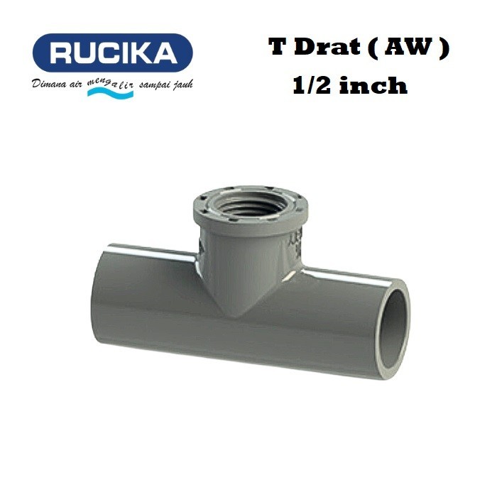 Jual T Socket AW Rucika 1/2 Inch - Tee / T Drat Dalam Rucika 1/2 Inch | Shopee Indonesia
