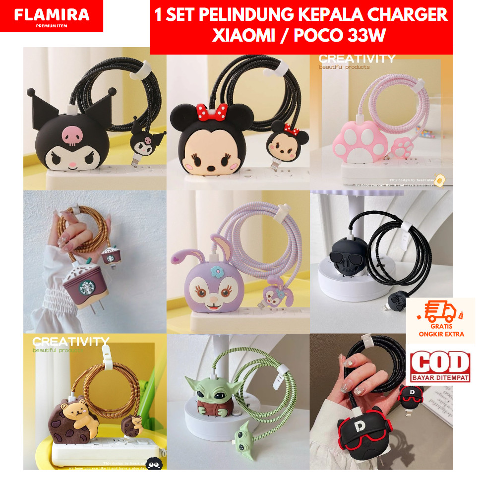 Jual 1 SET 33W XIAOMI/REDMI/POCO 33 watt / 45 watt / 55 watt/ FULL SET ...