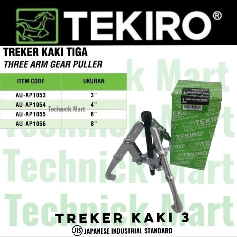 Jual SL99OD TEKIRO three arm gear puller treker 3 kaki ukuran 3 4 6 8 ...