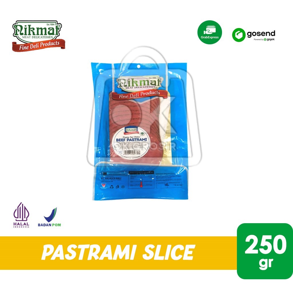 Jual Beef Pastrami Sliced Nikmat Daging Sapi Sliced 250gr (KHUSUS ...
