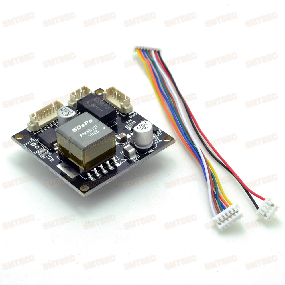 Jual IEEE802.3af PoE Board Module 12W 12V 1A 38X38mm POE Module for ...