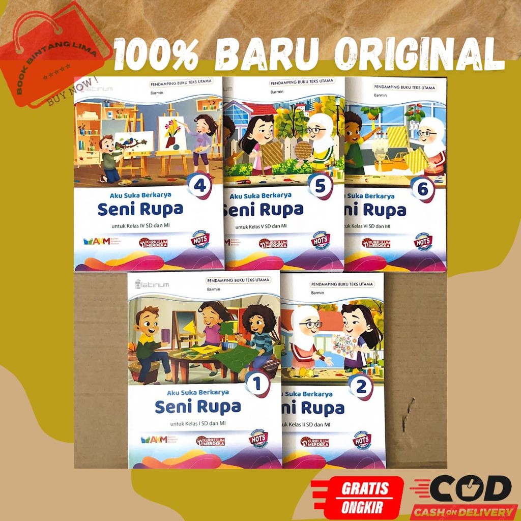Jual Platinum Seni Rupa Edisi Kurikulum Merdeka Kelas 1 2 3 4 5 6 SD/MI Penerbit Tiga Serangkai ...