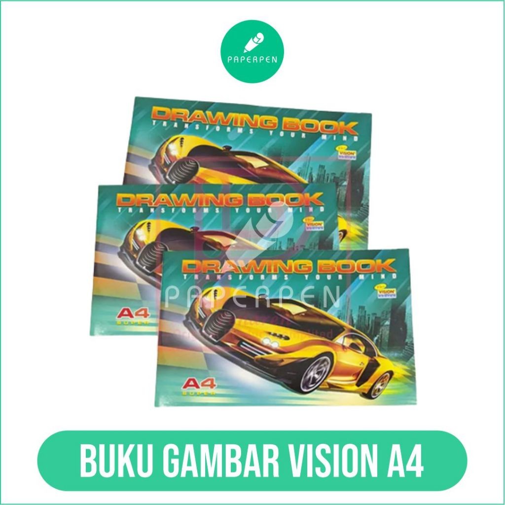 Jual [S_ATK] Buku Gambar Vision A4/Buku Menggambar | Shopee Indonesia