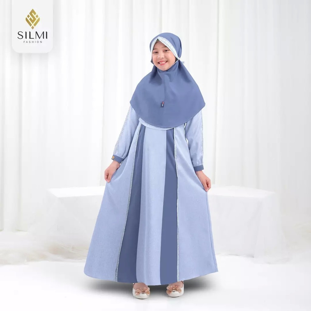 Jual Sarimbit Sabrina Gamis Anak Terbaru One Set Hijab by Silmi ...