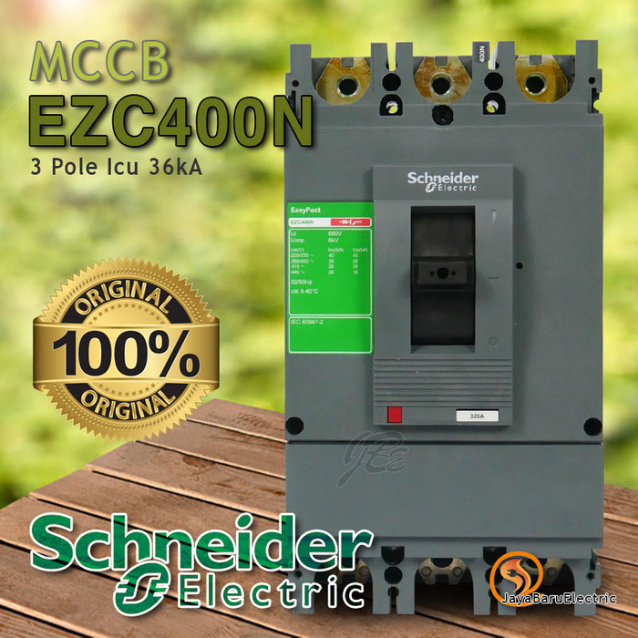 Jual MCCB Schneider EasyPact EZC400N 3P 320A 350A 400A | Shopee Indonesia
