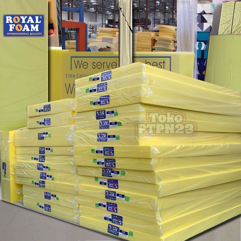 Jual Royal Foam D16 Busa Spon kasur Lembaran 200cm original tanpa cover ...