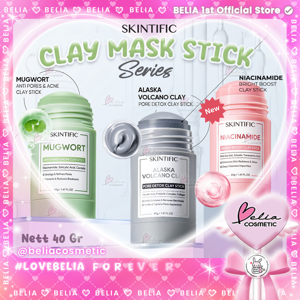 Jual SKINTIFIC Clay Mask Stik Series | Mugwort Clay Mask Stik | Alaska ...