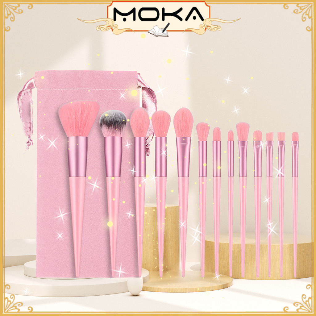 Jual MOKA SET KUAS MAKE UP BEAUTY BRUSH ISI 8 PCS DAN 13 PCS MACAM ...