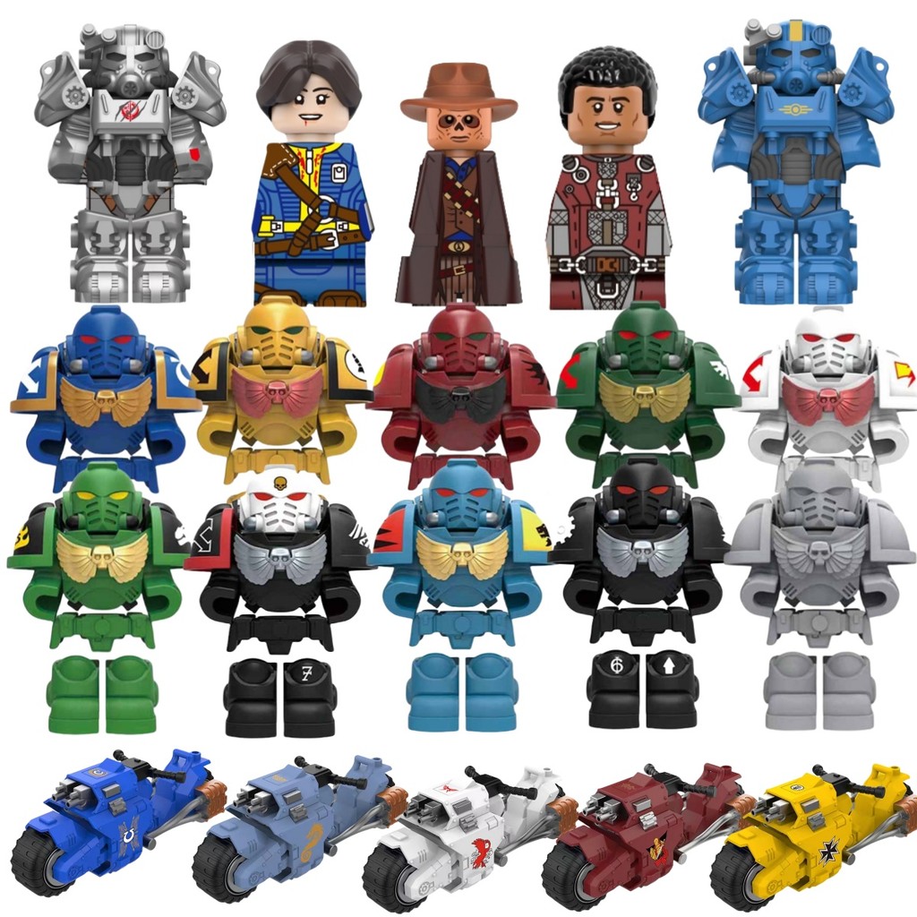 Jual Fallout Games Bricks Space Wolves Marine Raven Guard Salamanders ...