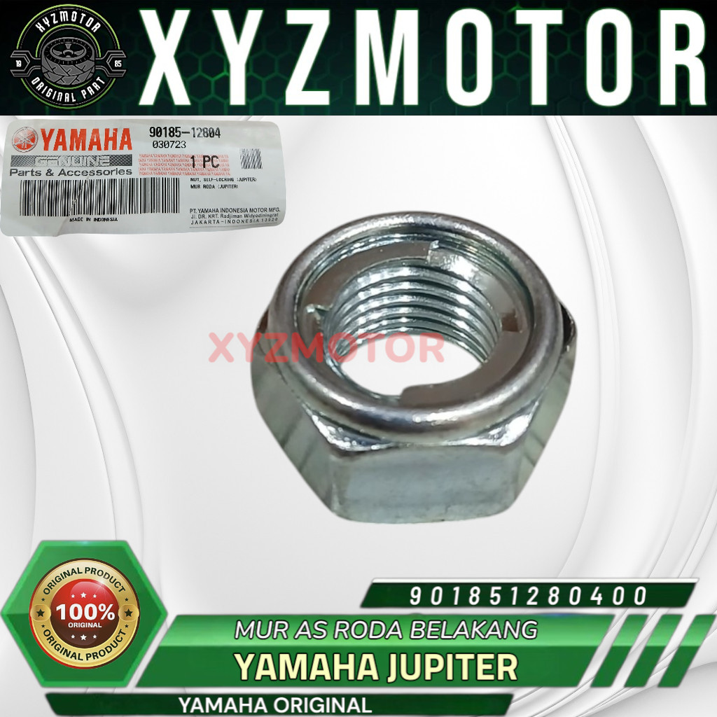 Jual MUR AS RODA BELAKANG NUT SELF LOCKING YAMAHA JUPITER 90185-12804 ...