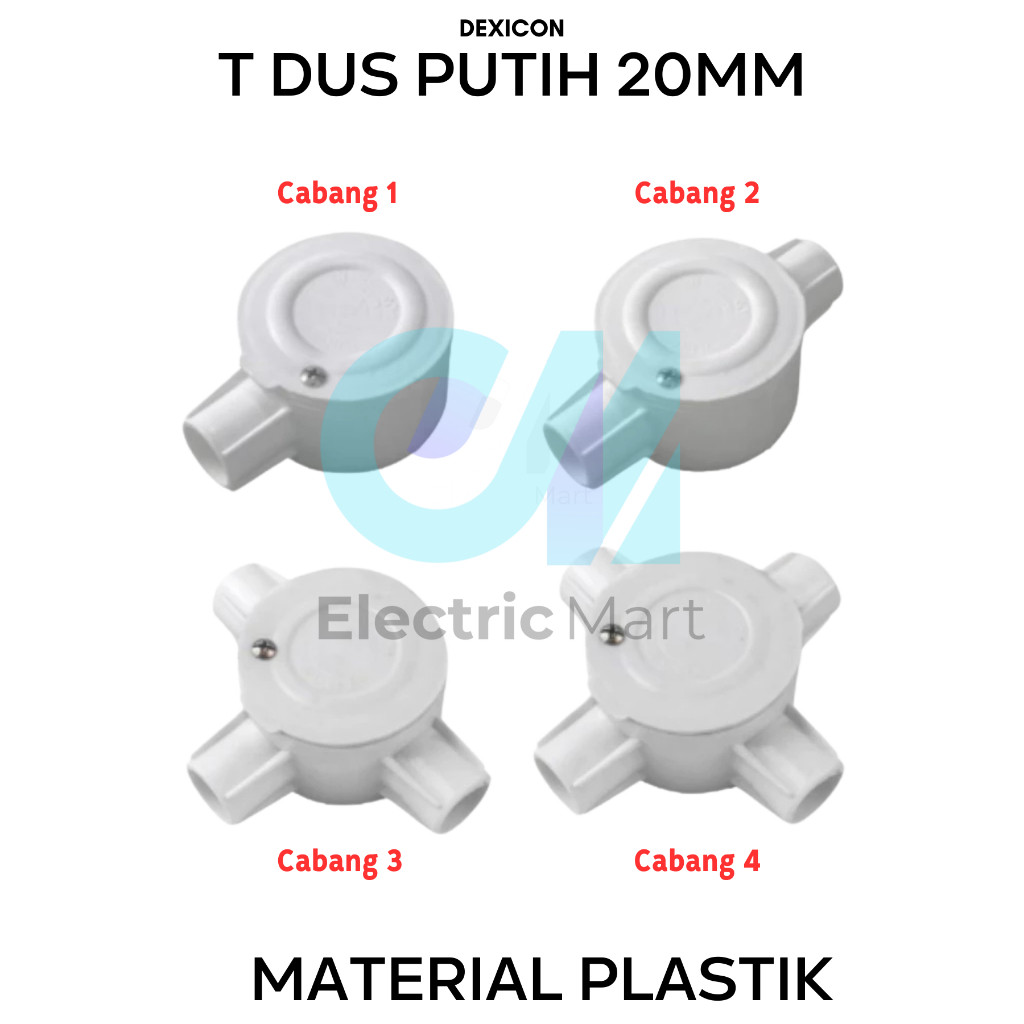 Jual T Dus T Dos Cabang 1 2 3 4 5 Kress Dus 20mm Tdus Tdos Conduit ...