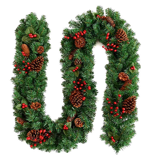 Jual "R.V.Shop" - READY STOCK Garland Natal Jumbo 2m Dekorasi Daun ...