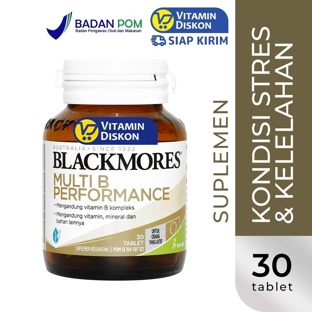 Jual BLACKMORES MULTI B PERFORMANCE BPOM KALBE 30 TAB | Shopee Indonesia