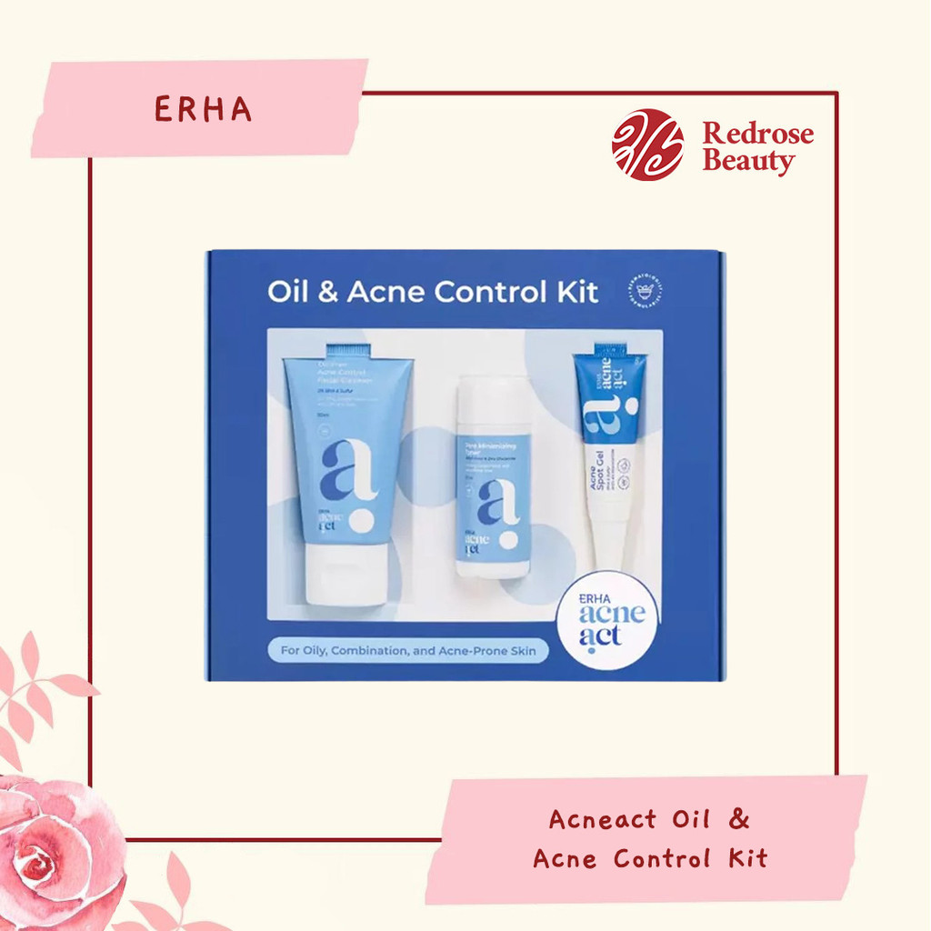 Jual ERHA Acneact Oil & Acne Control Kit - Paket Travel Kulit Berminyak ...