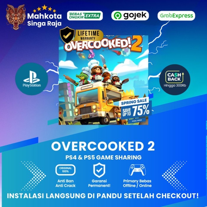 Jual Overcooked! 2 - PS4 - PS5 - Digital Game Sharing | Shopee Indonesia