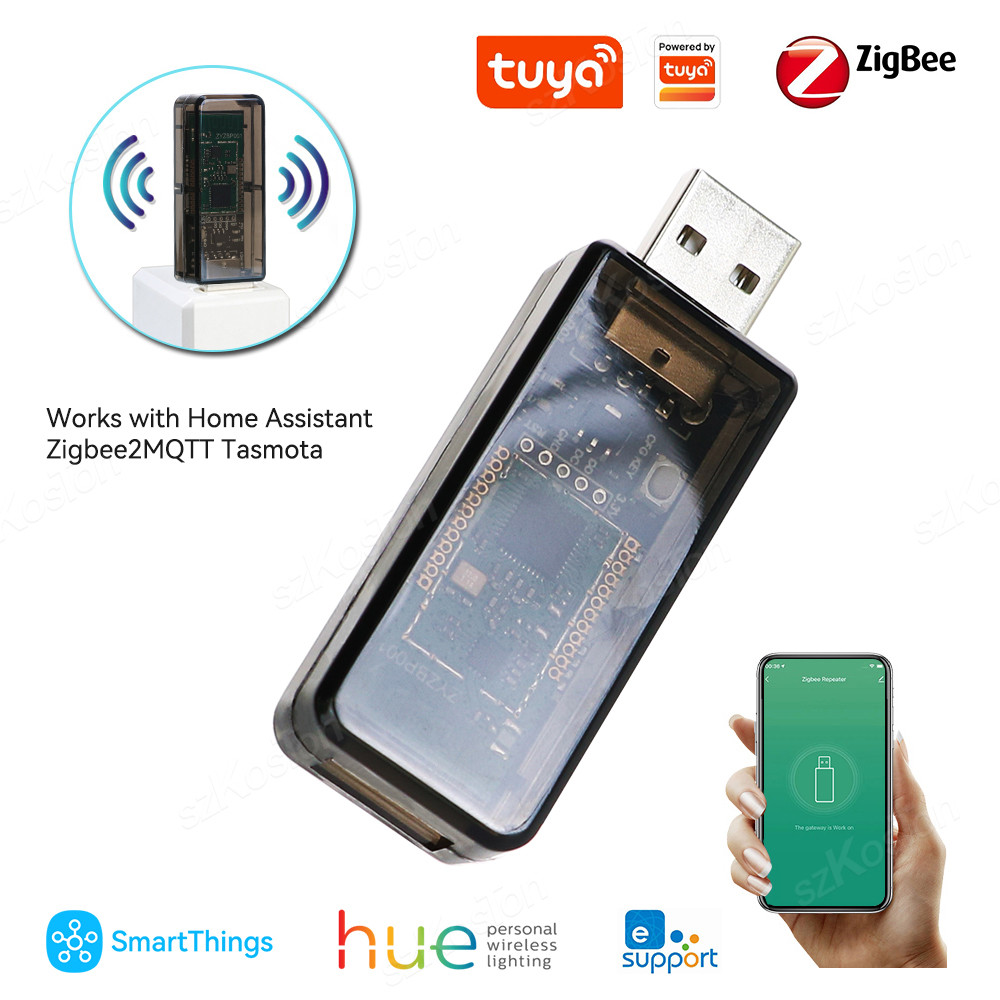 Jual Tuya ZigBee 3.0 Signal Repeater USB Extender Signal Amplifier for Smart Life ZigBee2MQTT ...