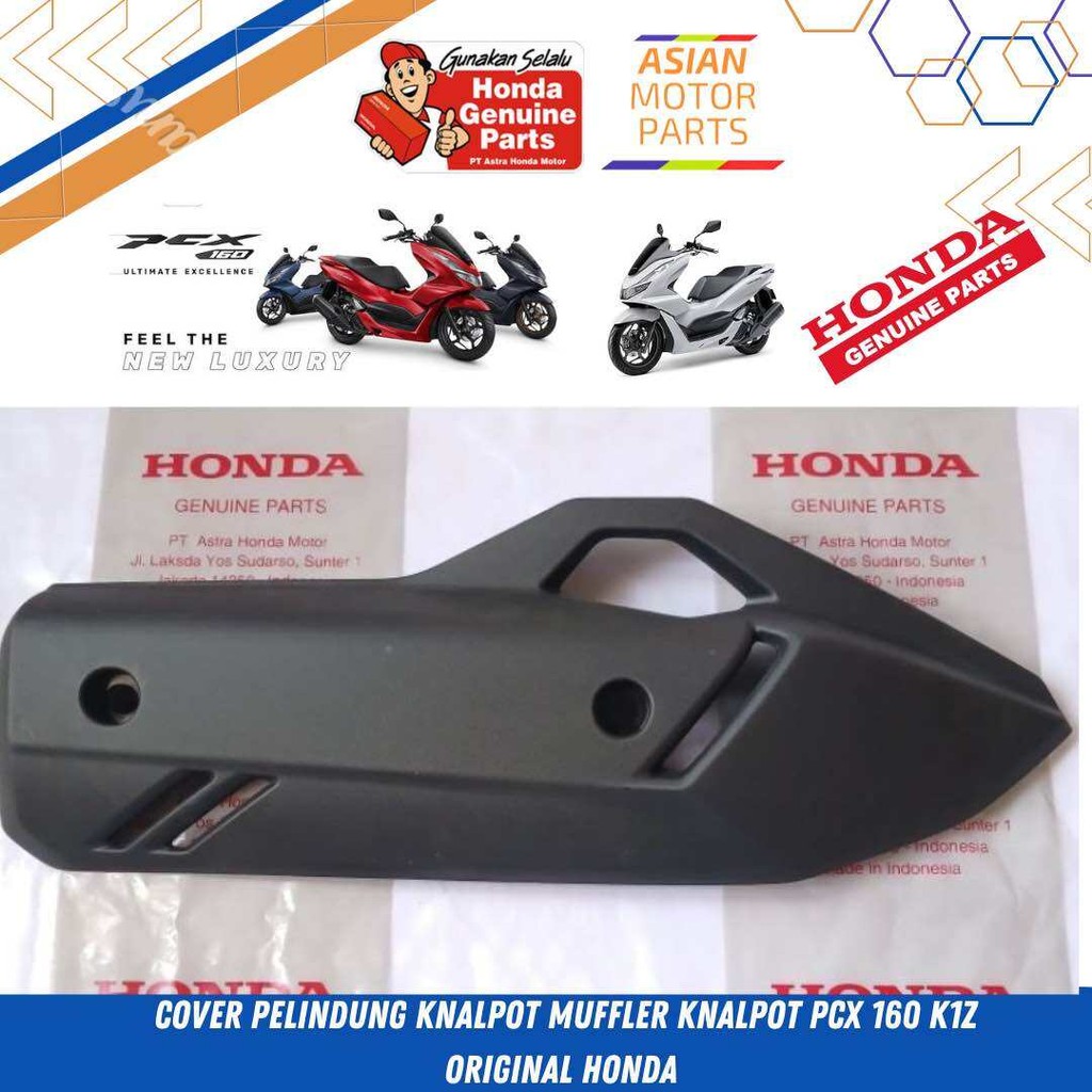 Jual Cover tameng tutup knalpot pelindung PCX 160 New kode K1Z Vario 160 K2S 2021 2022 2023 2024 ...