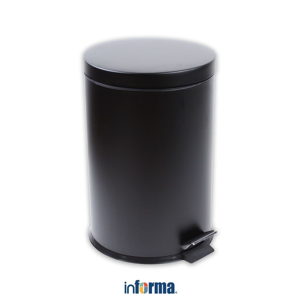 Jual Informa 20 ltr Jet Tempat Sampah Pedal Slow Close - Hitam Tong Sampah Wadah Pembuangan Alat ...