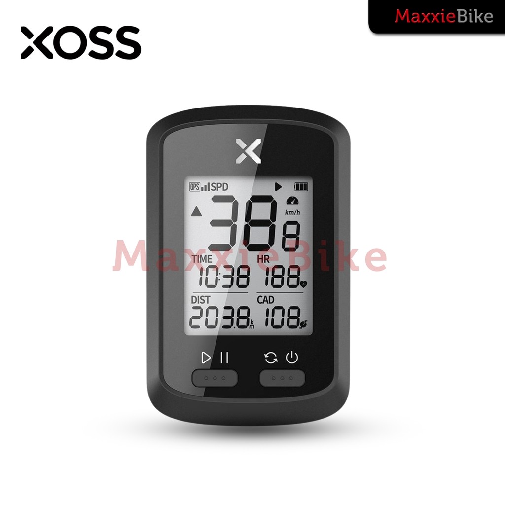 Jual XOSS G+ Speedometer Sepeda Digital Wireless GPS Computer USB ...