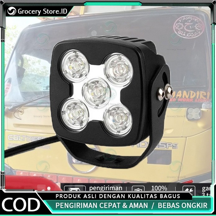 Jual Lampu tembak sorot 50 Watt Dotrex 5 Mata Truck Off Road 12/24（V ...