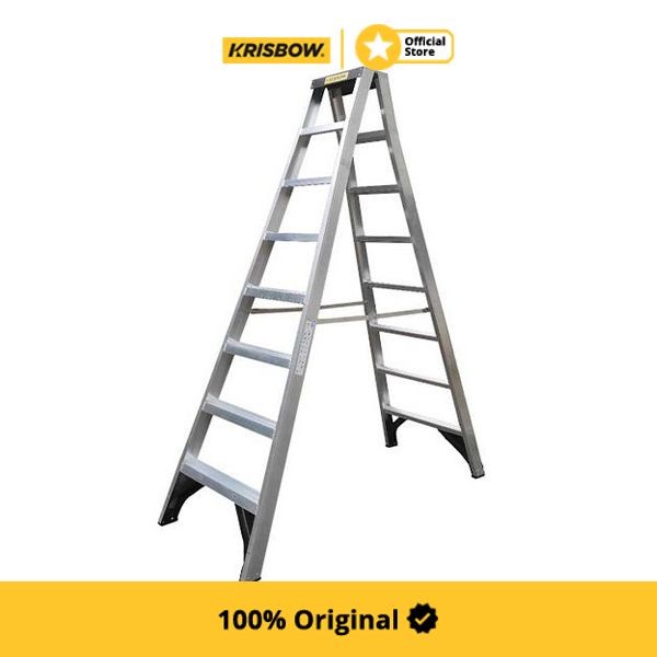 Jual Krisbow 2.3 mtr Tangga Aluminium Twin 8 Step Prlt2308A ...