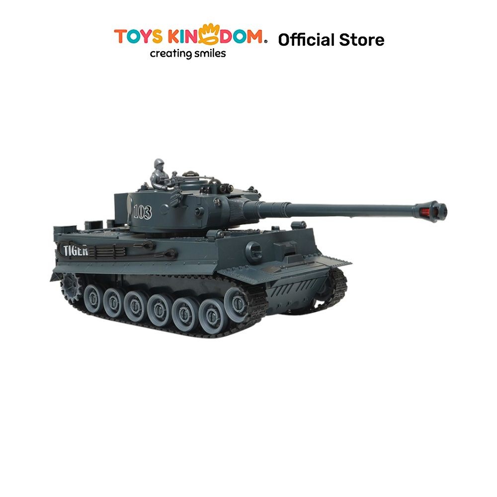 Jual Toys Kingdom Top Gear Battle Tanks Tiger Remote Control 1:28 ...
