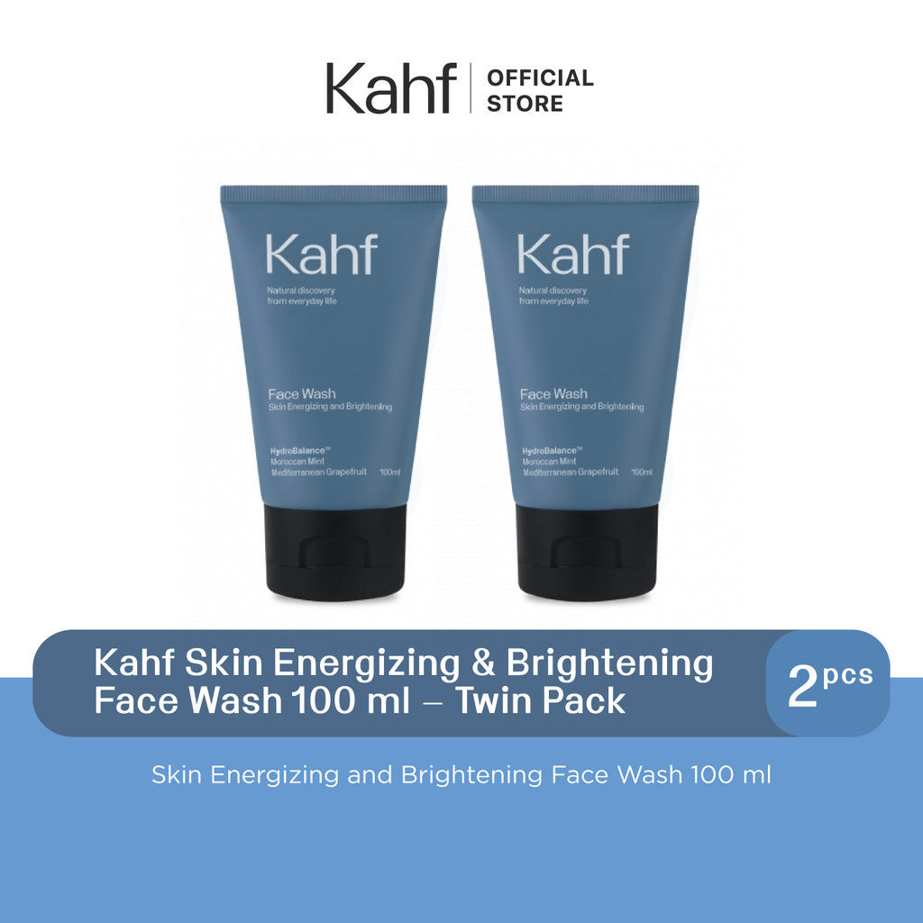 Jual Kahf Skin Energizing & Brightening Face Wash 100 ml [ Twin Pack ...