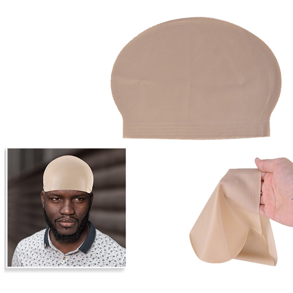 Jual kepala botak palsu Bald Cap Botak Fake Skin Latex cap kepala latex ...