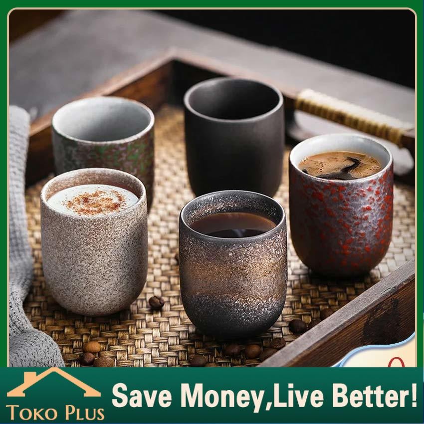 Jual Japanese Cup Keramik Gelas Keramik Ocha Aesthetic / Cangkir Gelas ...